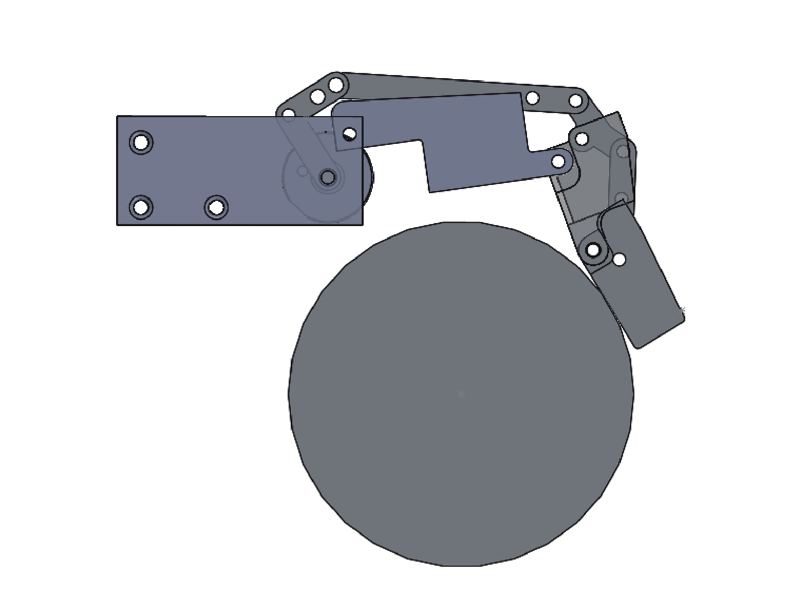 A 3D-printed Robot Hand with Three Linkage-driven Underactuated Fingers