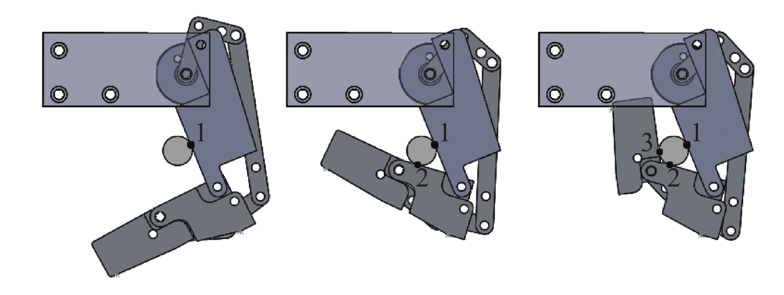 A 3D-printed Robot Hand with Three Linkage-driven Underactuated Fingers