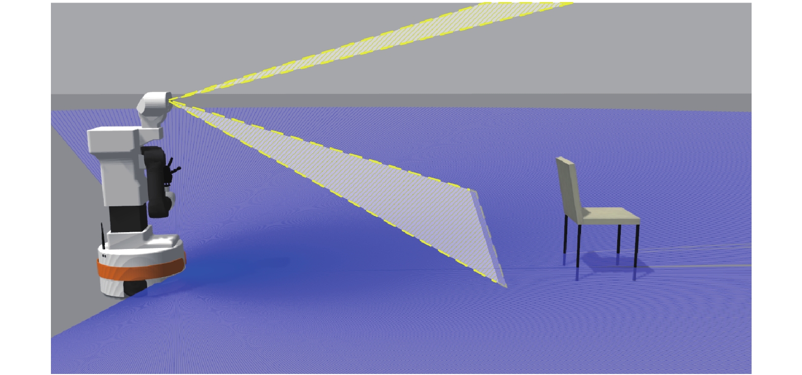 A 2D Mapping Method Based on Virtual Laser Scans for Indoor Robots