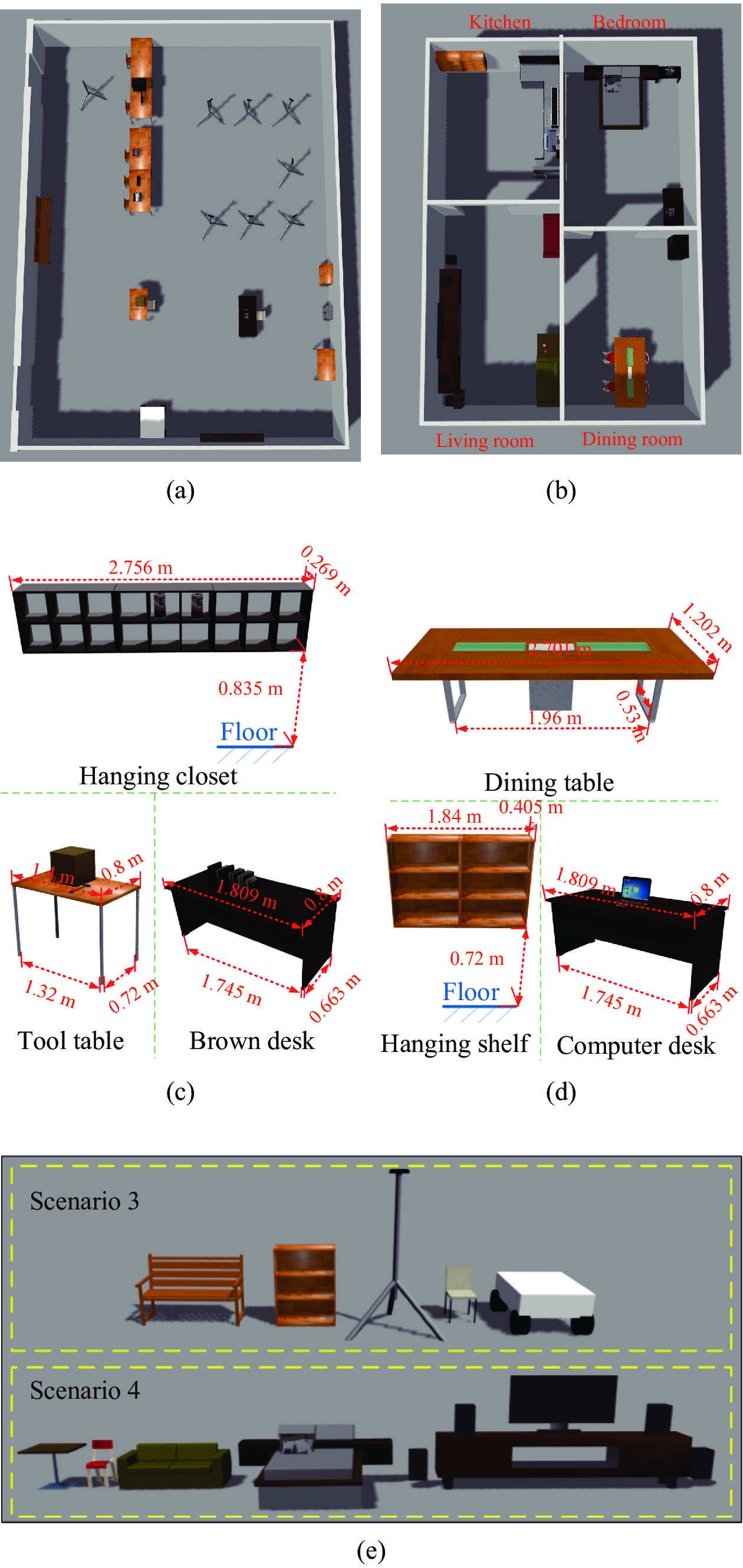 A 2D Mapping Method Based on Virtual Laser Scans for Indoor Robots
