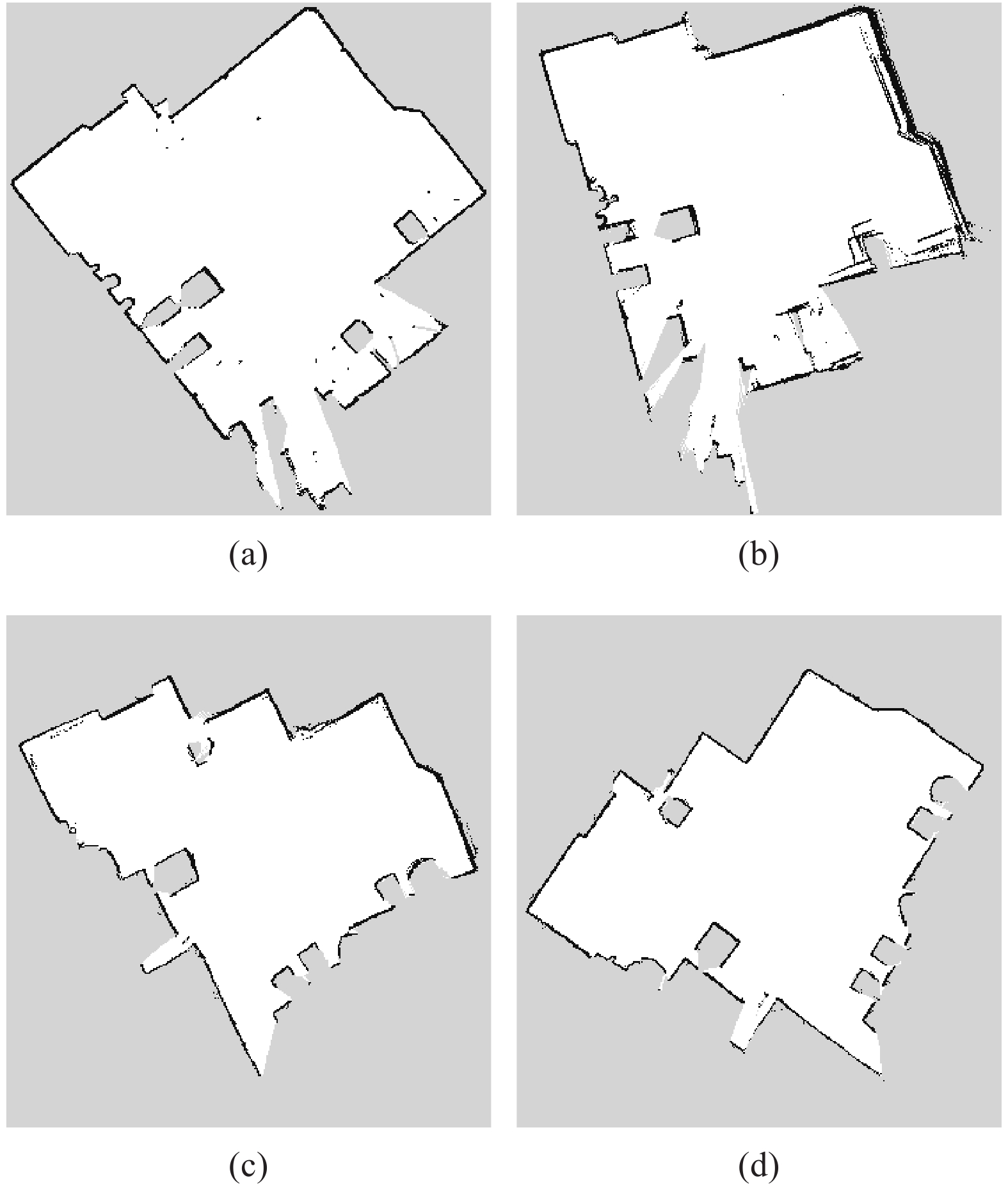 A 2D Mapping Method Based on Virtual Laser Scans for Indoor Robots